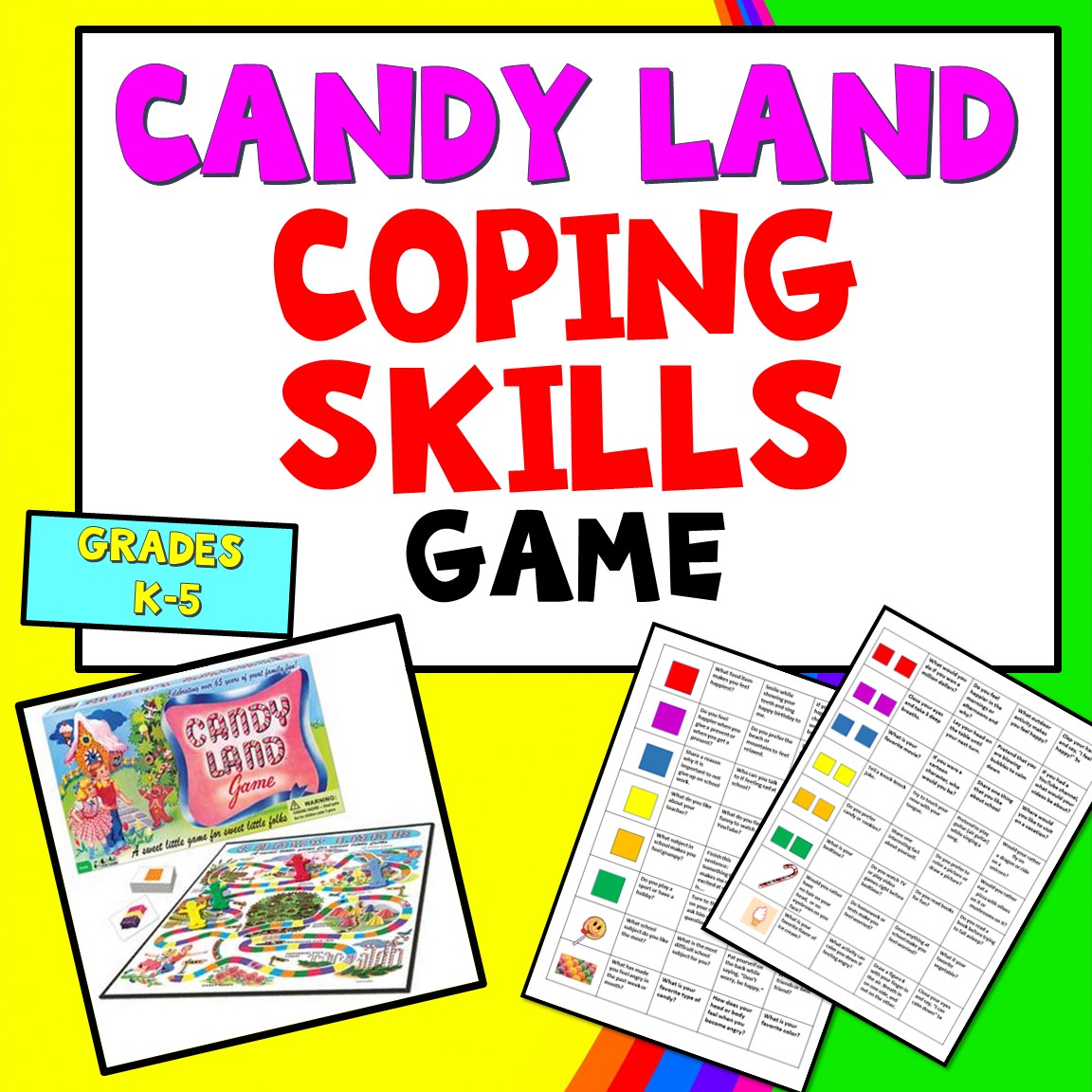 How to Turn Regular CANDYLAND into a GREAT Therapy Tool the Right Way ...