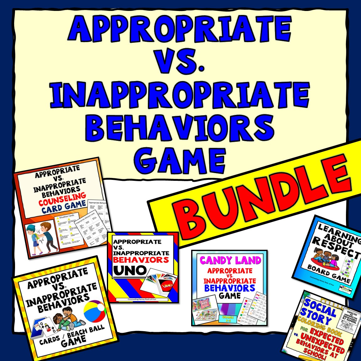 5 FUN Counseling Games to Help Reduce Inappropriate BEHAVIORS! - The ...