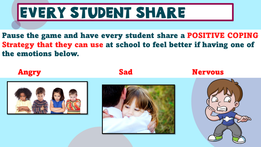 Coping Skills Game; SEL or Counseling Power Point Lesson for TK-2nd ...